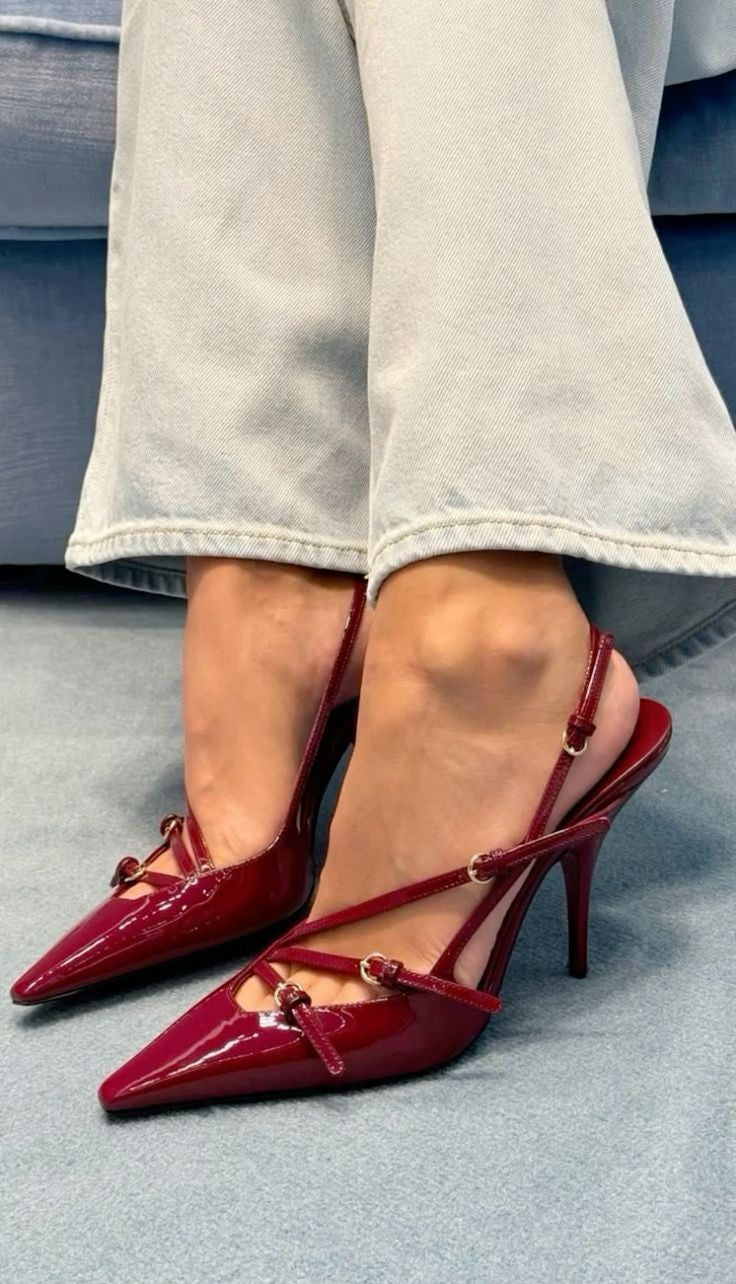Eris’s Flame- Cherry Red Heels – Two Até